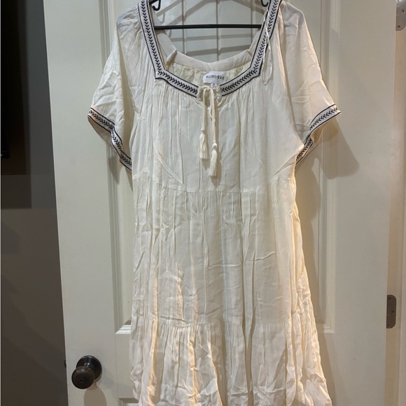 Allison Joy | Dresses | Allison Joy Cream Tunic With Sailor Collar And ...